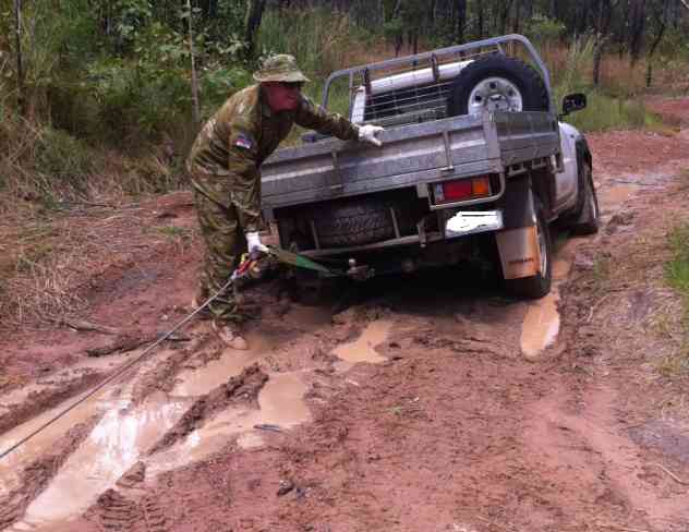 4WD Vehicle Recovery - Bogged