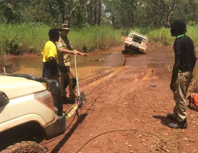 4WD Vehicle Recovery - Bogged