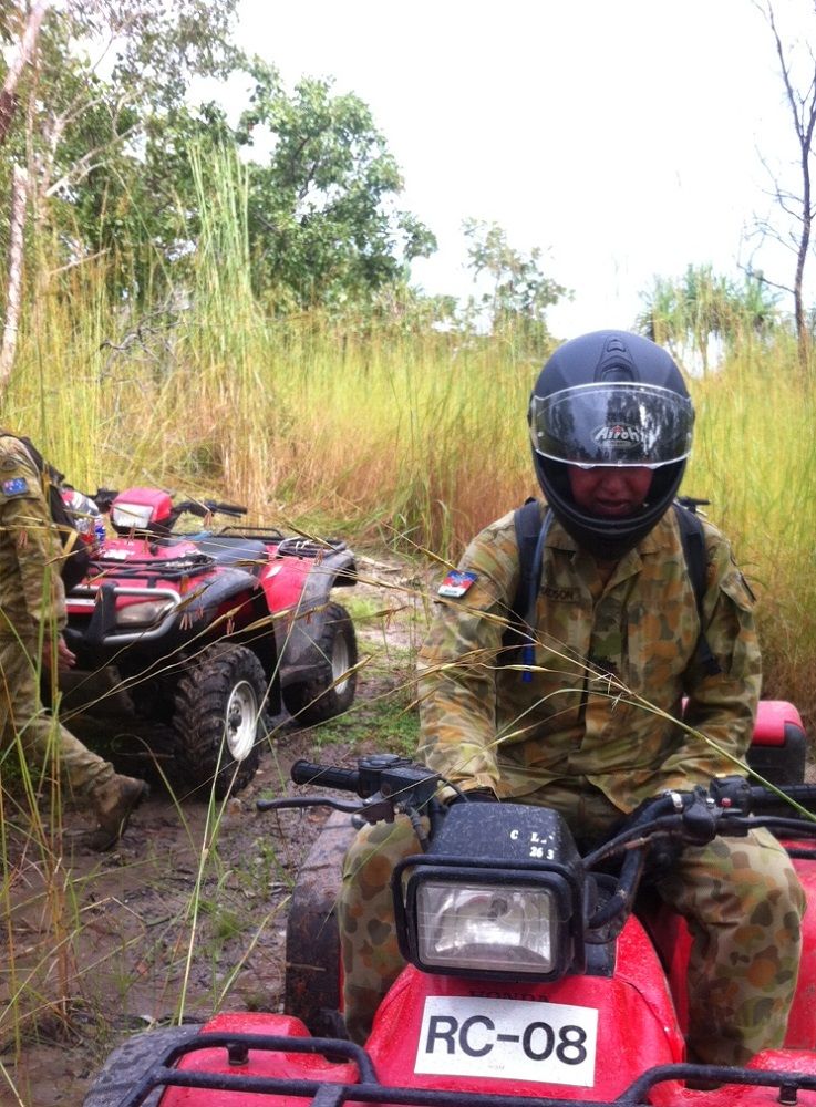 Quad Bike training for the Army